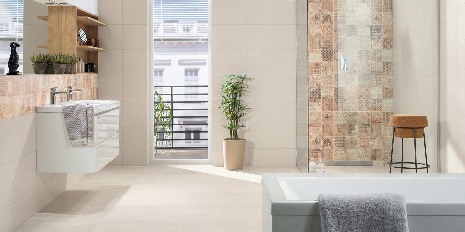 Keramické obklady do koupelny | RAKO