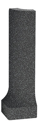 RAKO Taurus Granit TSERH069 outside corner skirting plinth black 2,3x8 ...